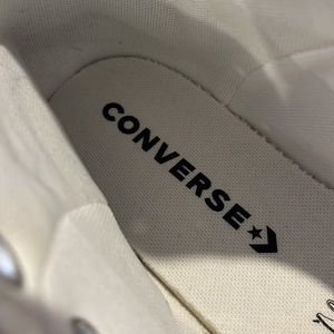 Shoes | Converse Chuck Taylor All Star Hi White Iridescent | Poshmark
